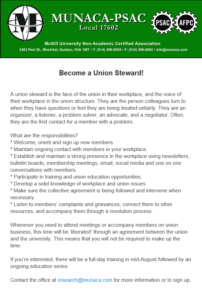 MUNACA - McGill University Non-Academic Certified Association